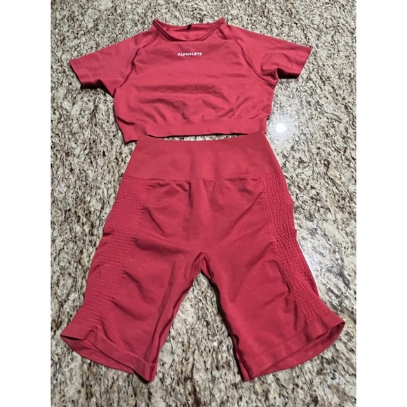 Alphalete | Shorts | Get 2 Off Alphalete Crop Top And Biker Shorts ...